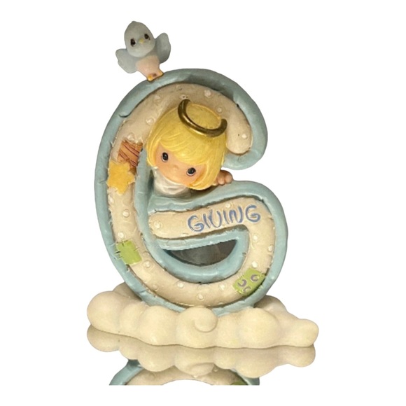 Enesco | Accents | Precious Moments Angel Letter G Cake Topper Figurine ...